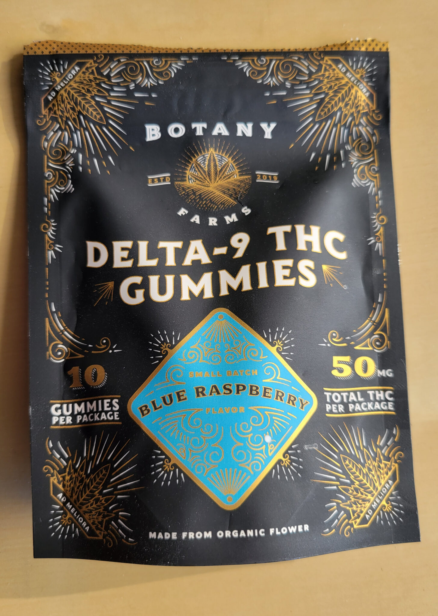 Review: Botany Blue Raspberry Delta-9 THC Gummies - High Gear Minnesota